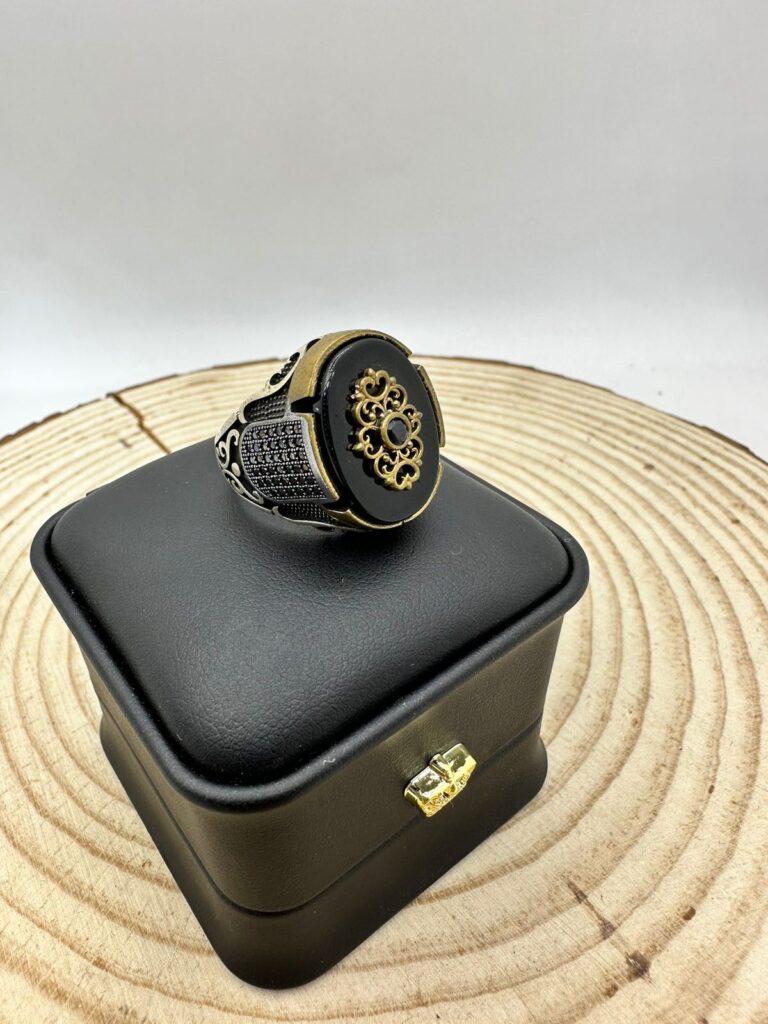 Kisi uzukleri (925 ayar gümüş) №d81 - KH14335 — kreativhediyyeler.com